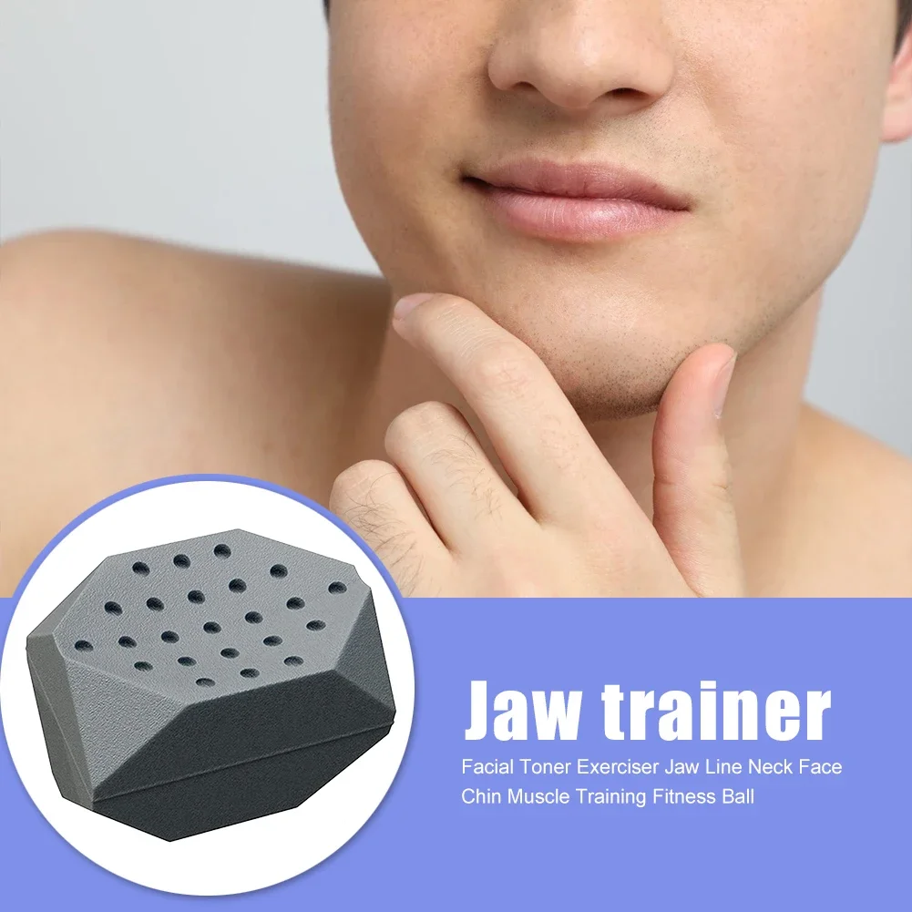 Jaw Exerciser Silicone Facial Muscle Trainer Jawline Shaper Exercise ...