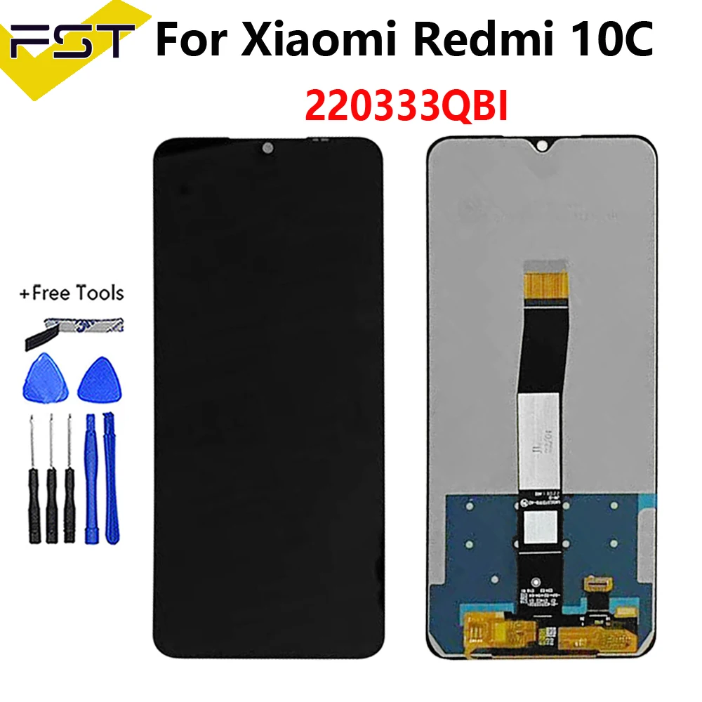 100% Tested For Xiaomi Redmi 10C 220333QBI Poco C40 LCD Display Touch ...
