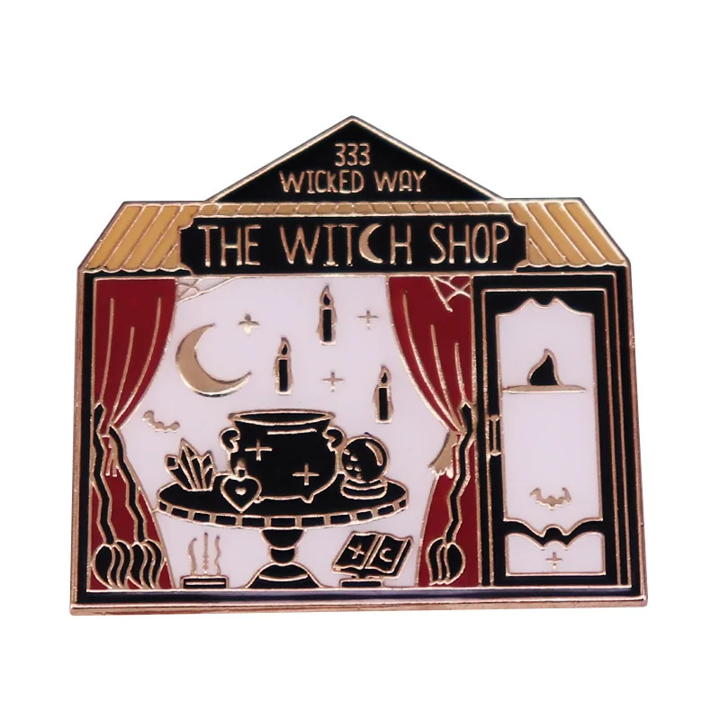 333-Wicked-Way-The-Witch-Shop-Enamel-Pins-Badges-Lapel-pins-Brooches ...