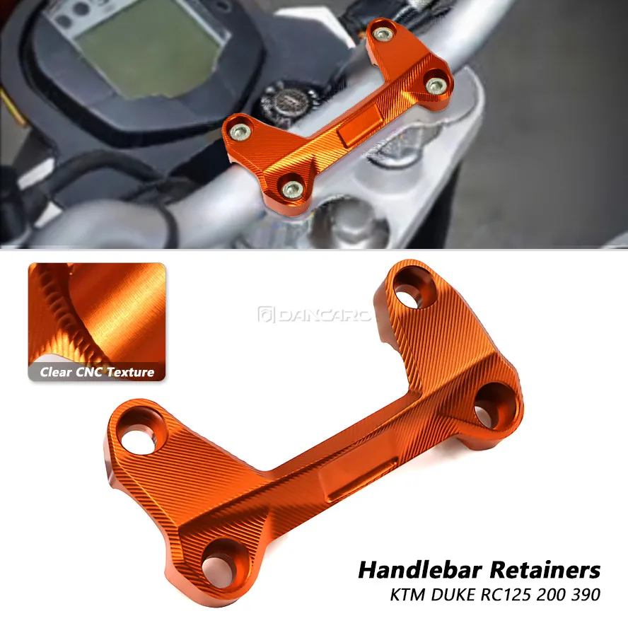 Motorcycle-Handlebar-Retainers-Top-Cover-Clamp-For-DUKE-390-200-125 ...