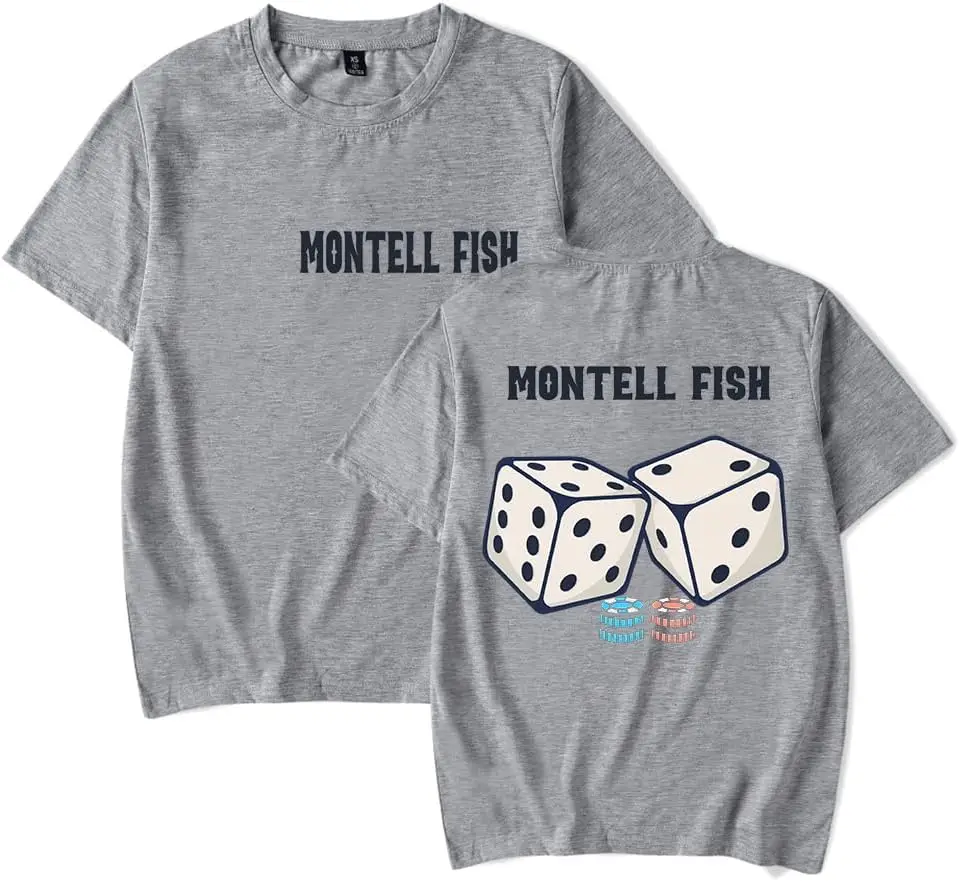 Montell-Fish-Merch-New-T-Shirt-Fashion-Short-Sleeve-Unisex-Top-Tee ...