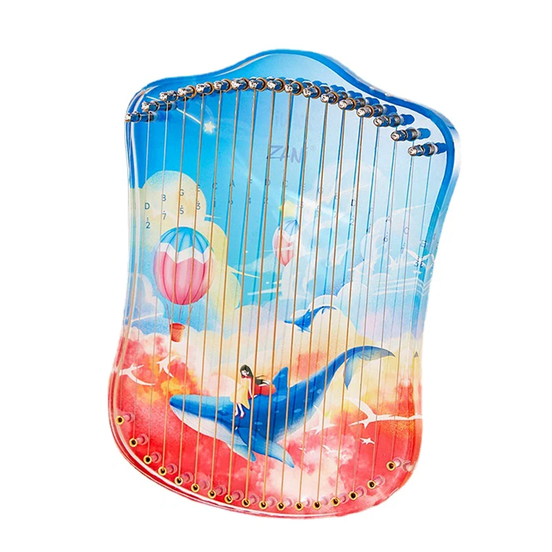 ZANI-17-21-31-Strings-Lyre-Harp-Cute-Portable-Mini-Acrylic-Harps-Thumb ...