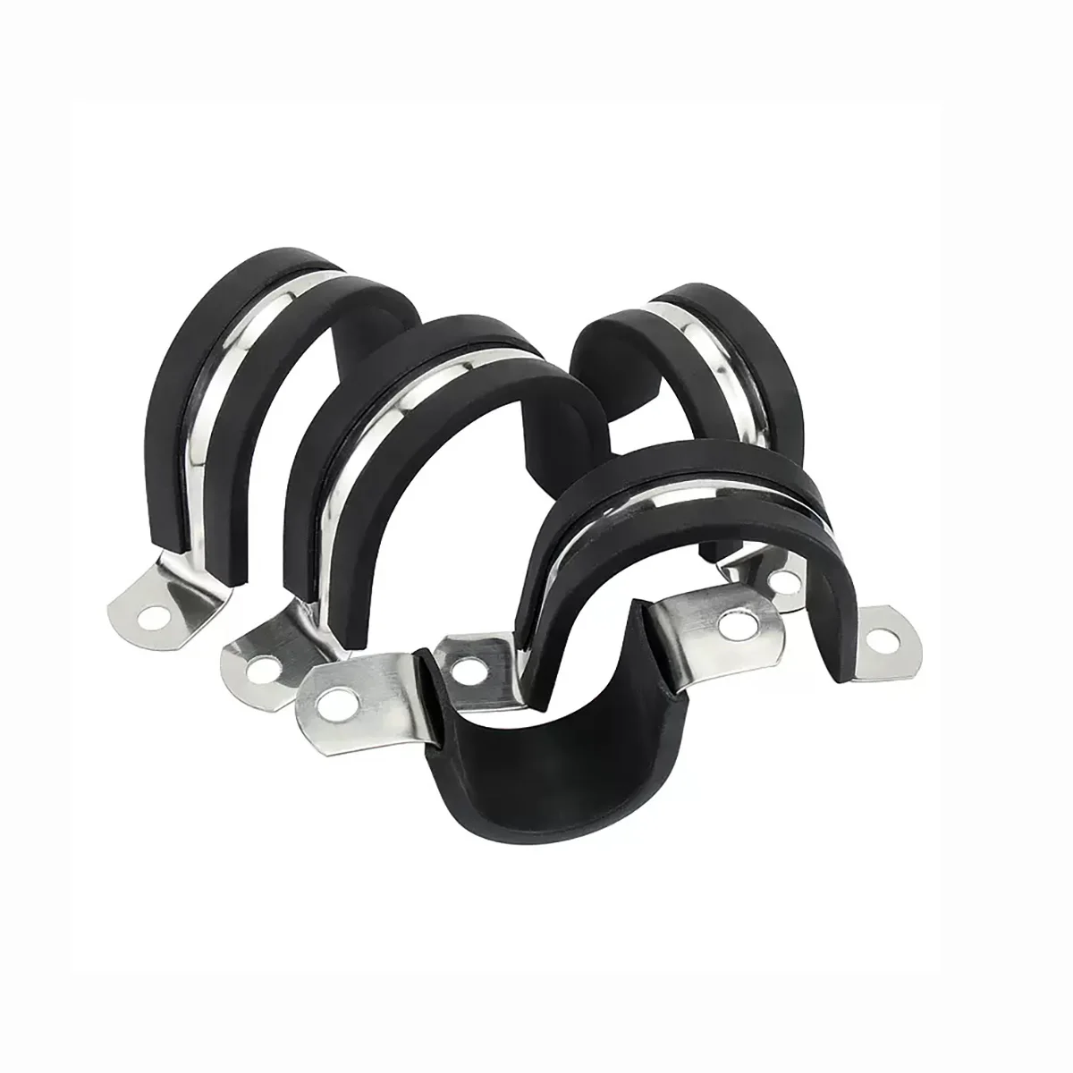Abrazadera-en-forma-de-U-de-acero-inoxidable-304-con-cinta-adhesiva ...