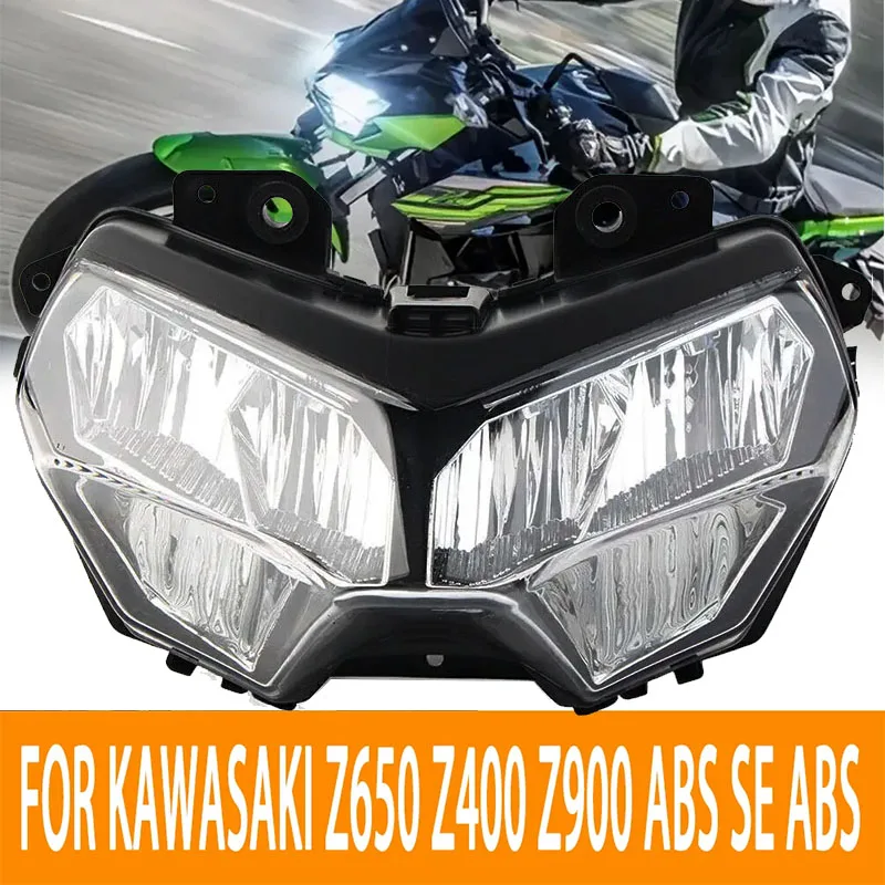 Z900 Z400 Motorcycle Headlight For KAWASAKI Z250 Z650 KLR650 ZR1000 H2 ...