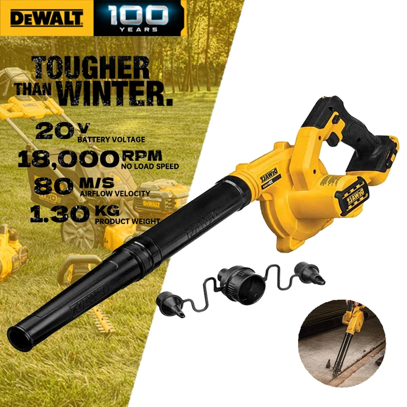 DEWALT-DCE100N-Compact-Jobsite-Blower-Dust-Vacuum-Cleaner-Garden-Leaf ...