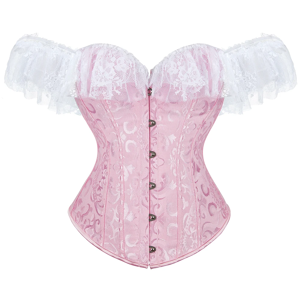 Corset floral sexy gothique en dentelle pour femmes,bustiers corsés ...