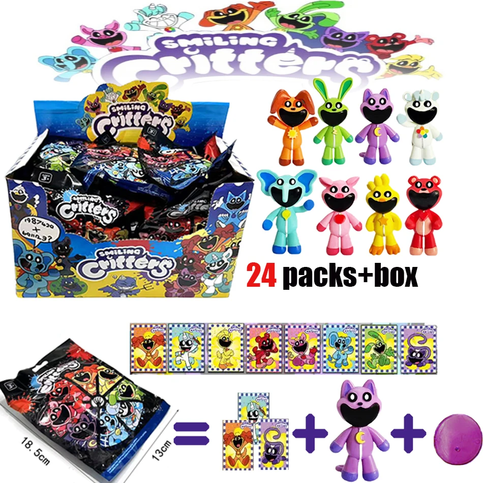 10cm-Anime-Smiling-Critters-figures-catnap-Mystery-Box-Blind-Box-kawaii ...