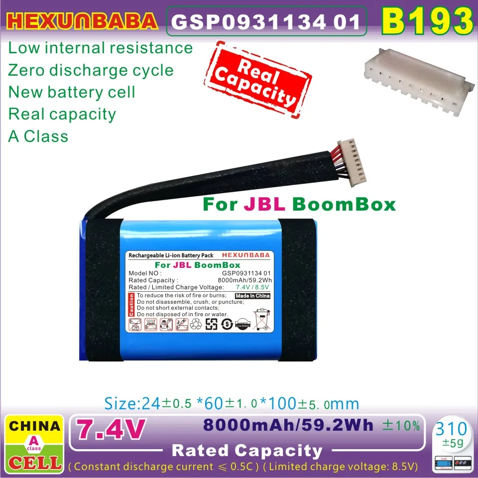 B193-7-4V-8000mAh-59-2Wh-GSP0931134-01-Polymer-Lithium-Ion-Battery-for ...
