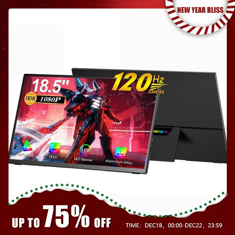 UPERFECT-USetup-E05-18-5-Gaming-Monitor-120hz-FHD-1080P-USB-C-HDMI-For ...