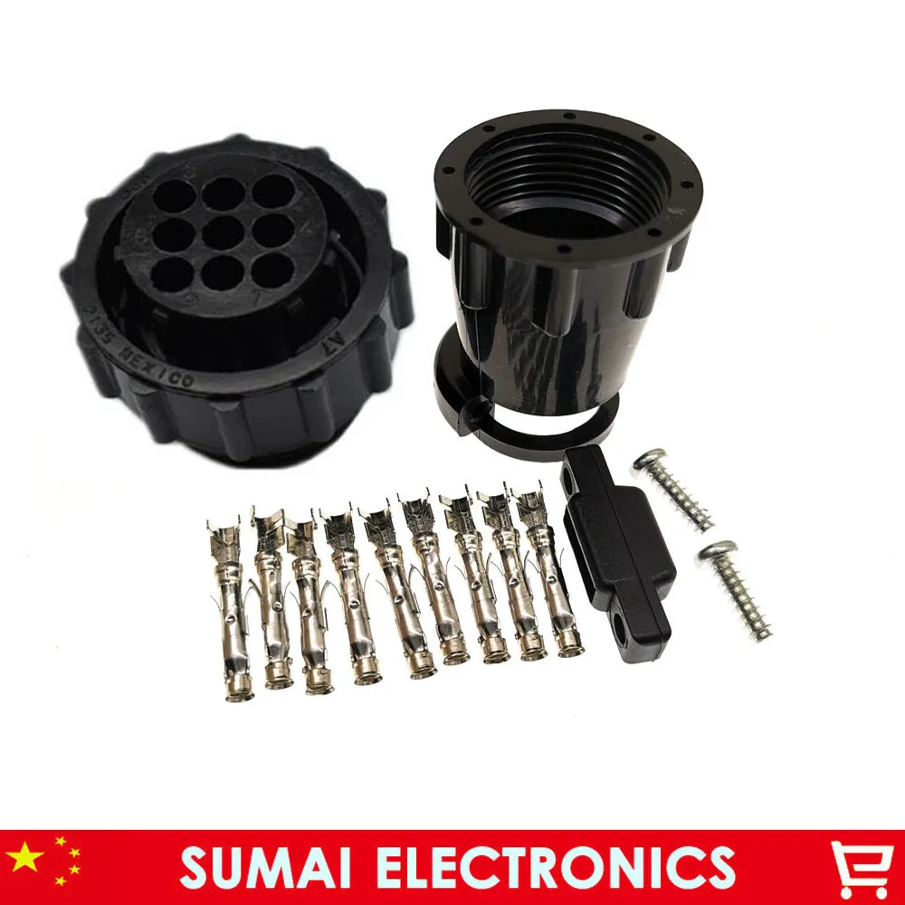 9-Pin-AMP-TE-206708-1-auto-sensor-connector-for-Tyco-Car-9P-female-plug ...