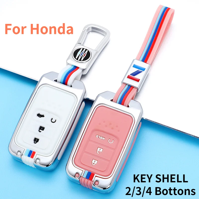 Luxury Car Key Case Girl Keychain Cover Bag For Honda Civic City Vezel ...
