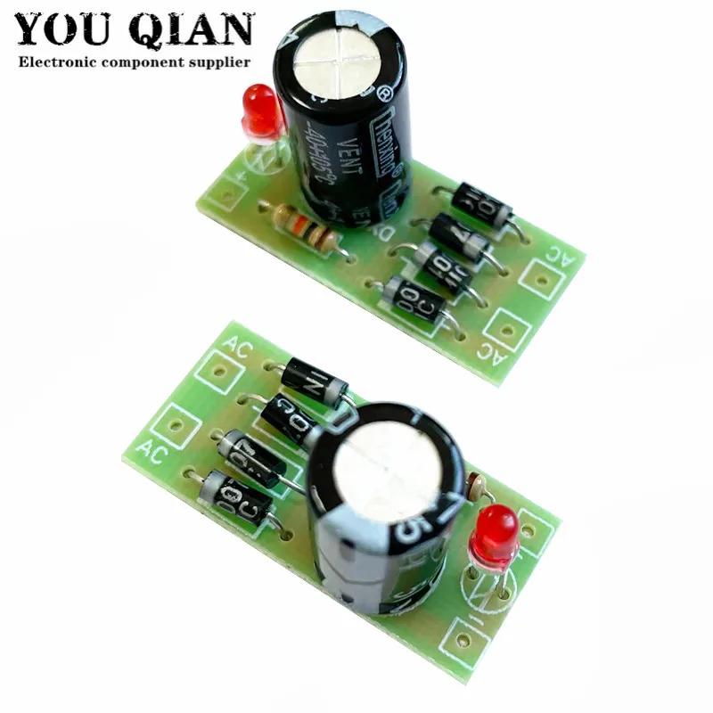 AC-to-DC-power-conversion-module-1N4007-full-bridge-rectifier-filter ...