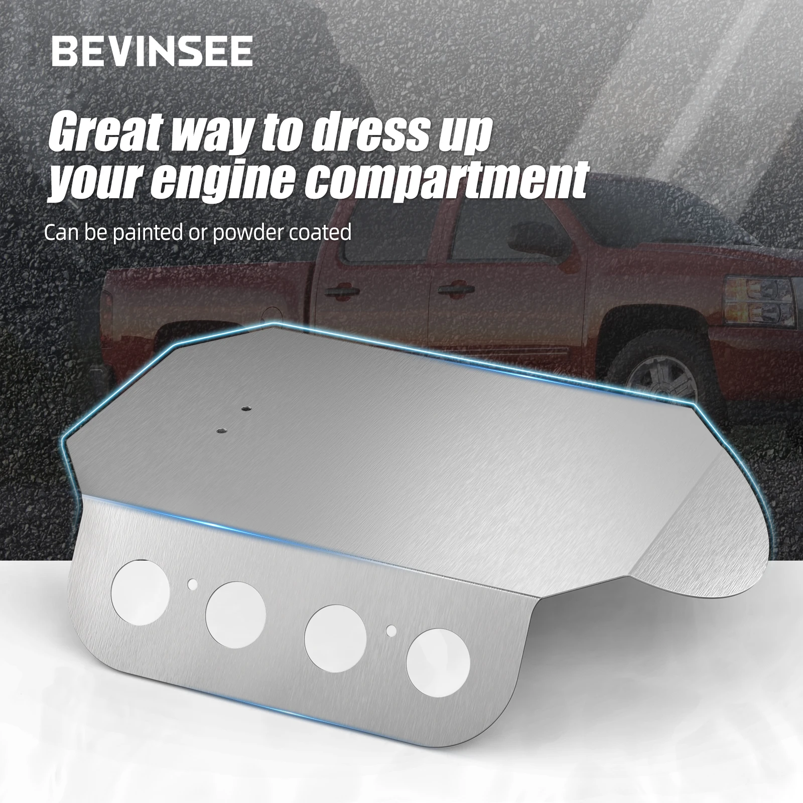 Ls Engine Cover Custom For 1999-2006 Chevy Silverado / GMC Sierra 4.8L ...