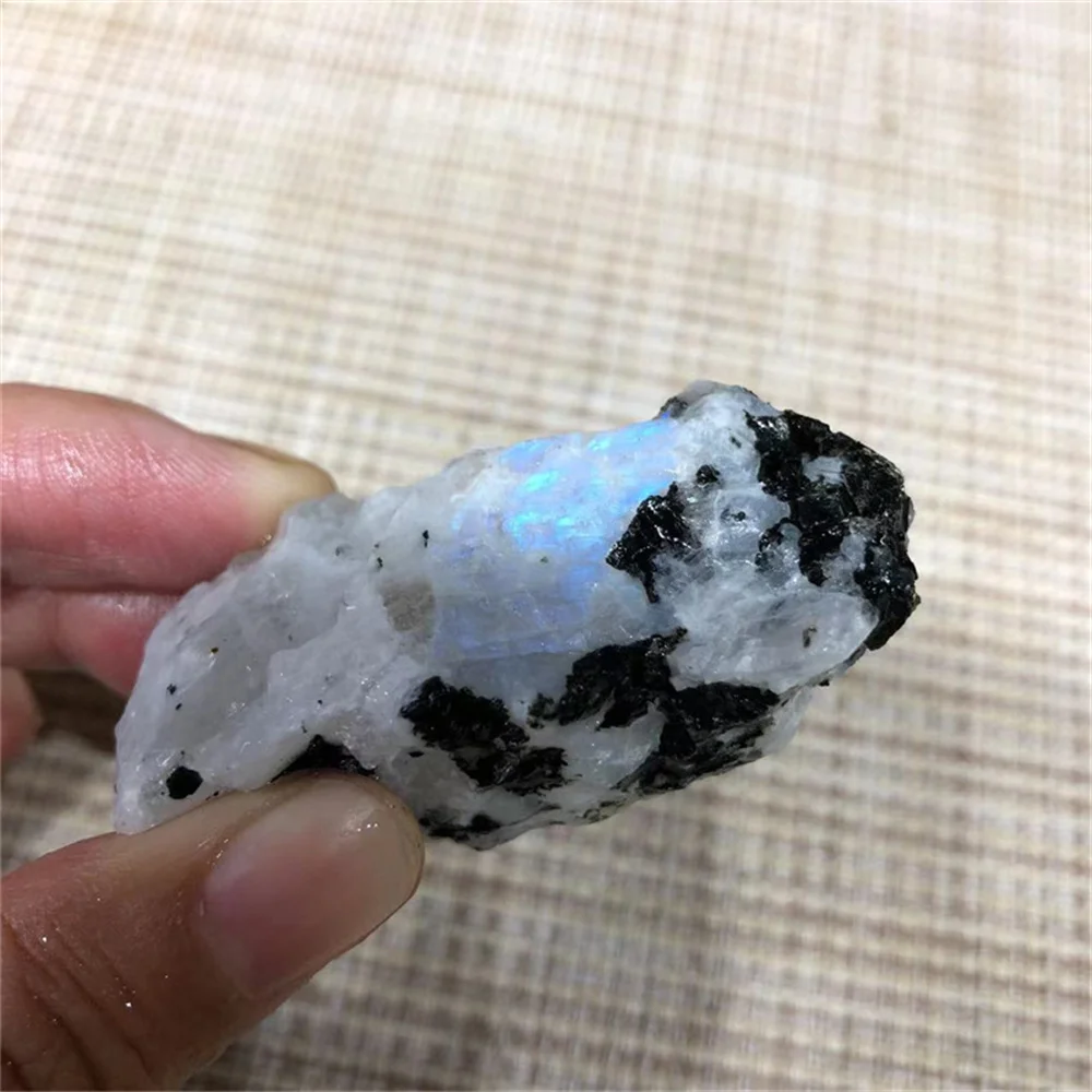Natural-White-Moonstone-Rough-Stone-Mineral-Crystals-Gravel-Fish-Tank ...