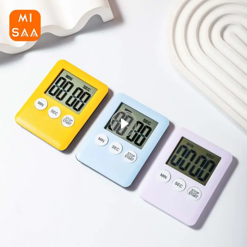 Kitchen-Timer-Magnetic-Cooking-Digital-LED-Display-Screen-Square ...