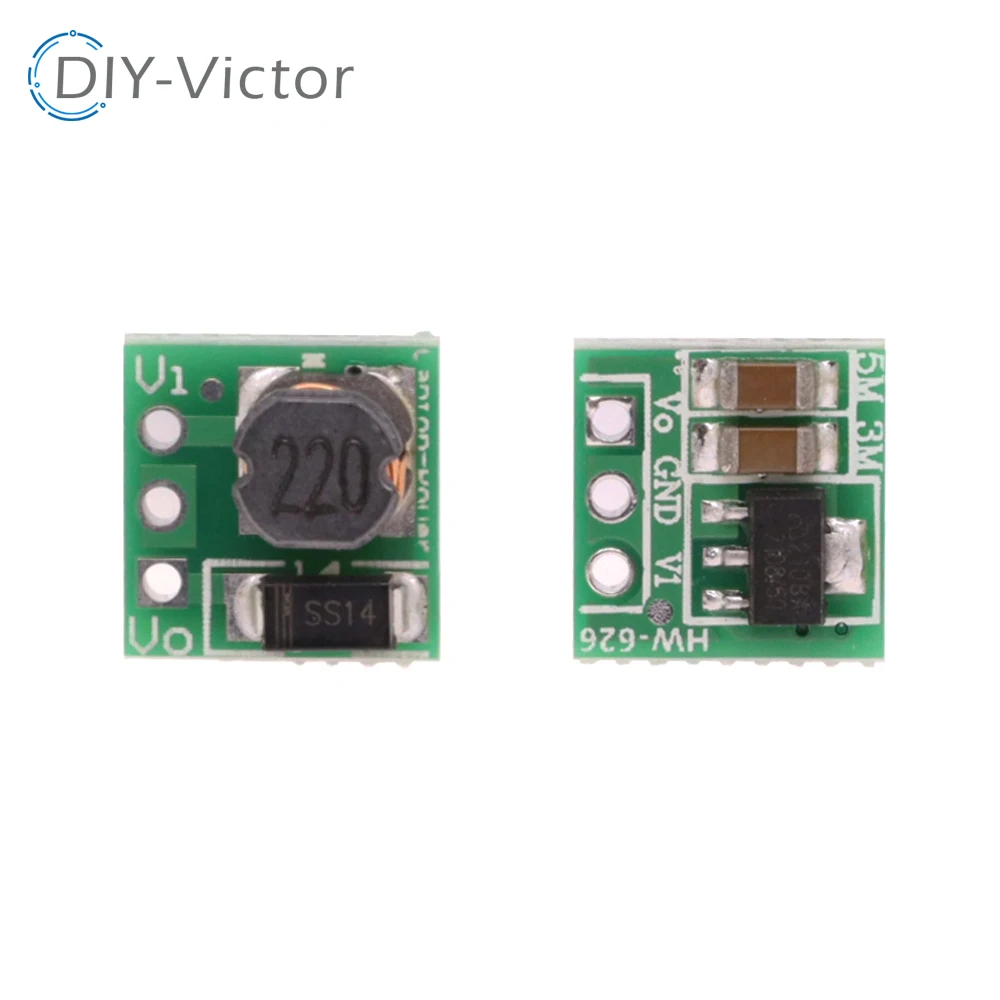 5PCS/LOT DC DC Boost Step UP Converter 1.5V 3V 3.7V 4.5V to 5V Voltage ...
