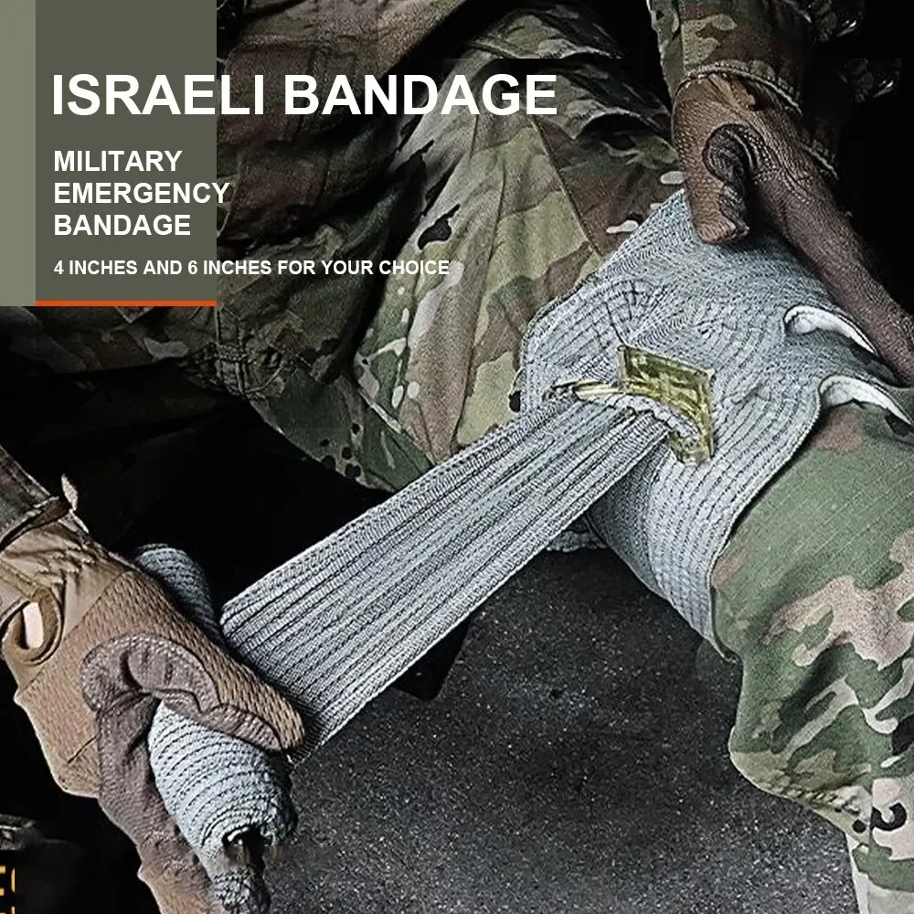 4-6in-Israeli-Bandage-Wound-Dressing-Emergency-Israel-Bandage-Combat ...