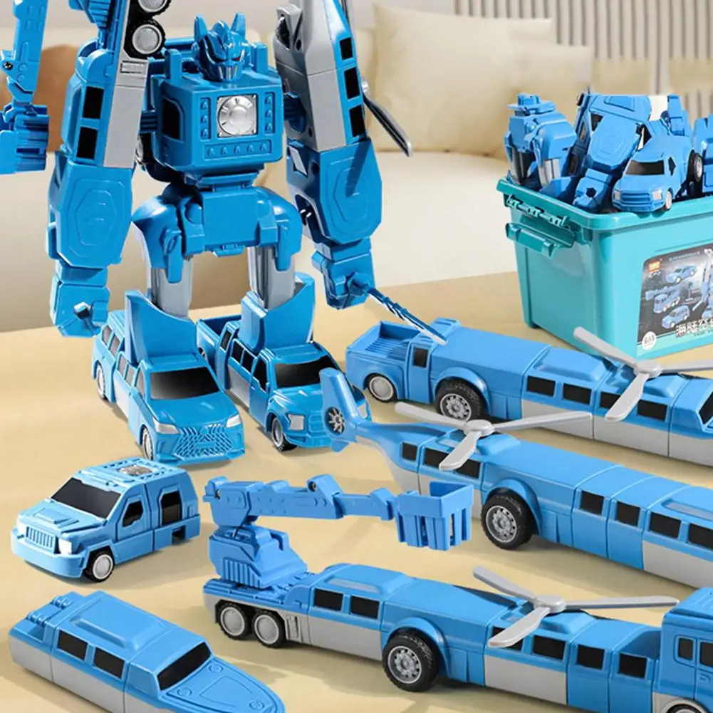 Robot-Car-Toys-Magnetic-Diecast-Slot-Toy-Magnetic-Transform-Vehicle ...