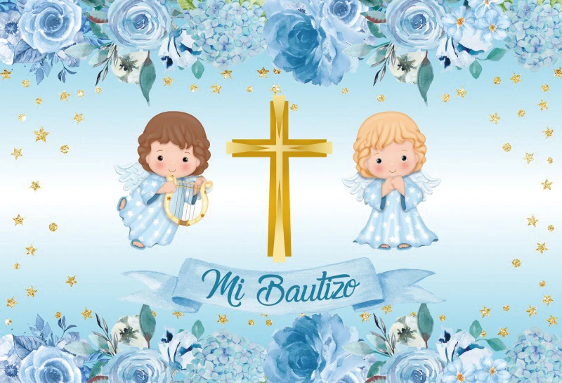 Christening Background For Baby Boy