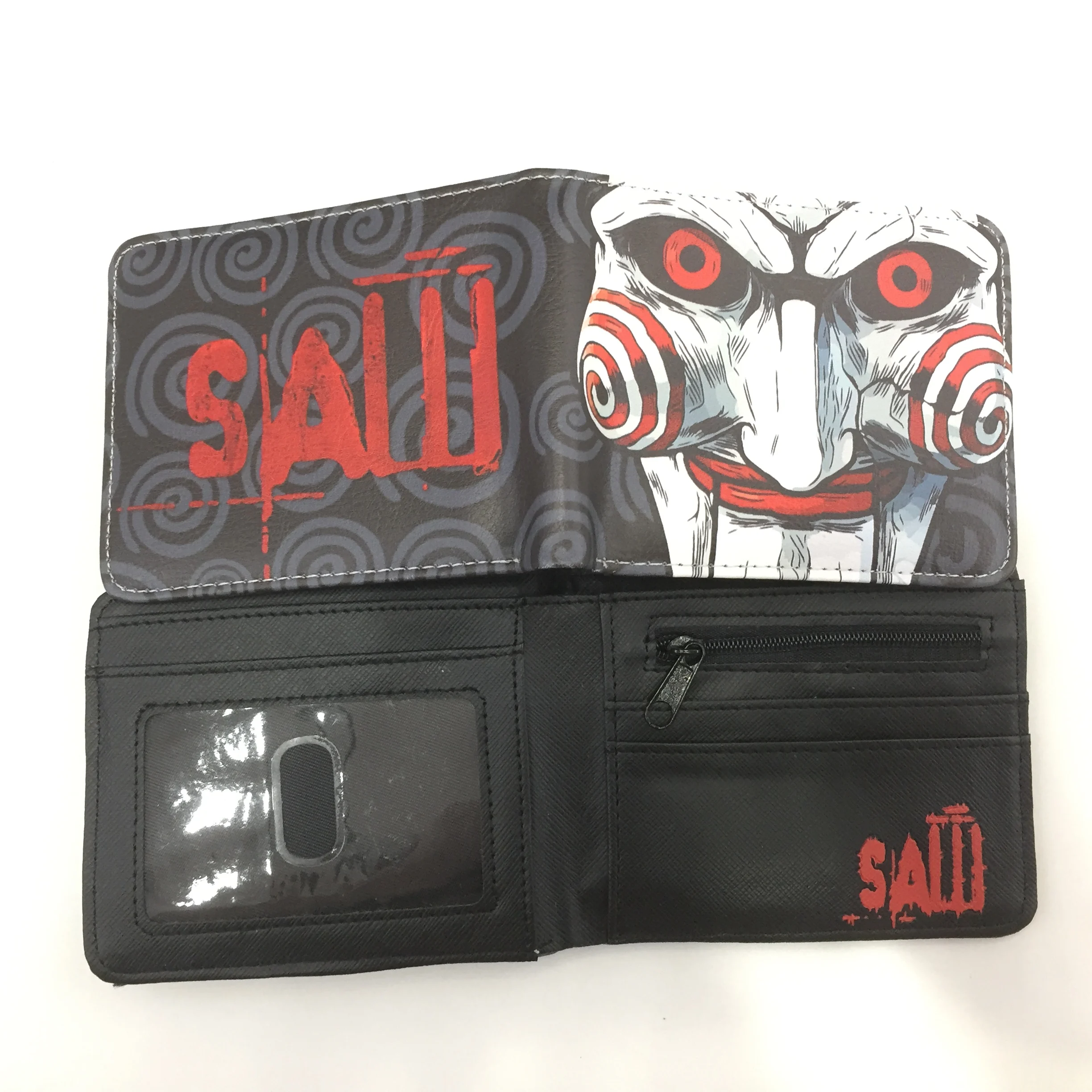 Man Purses Movie Scream Wallets Credit Card Holder Wallet with Coin ...