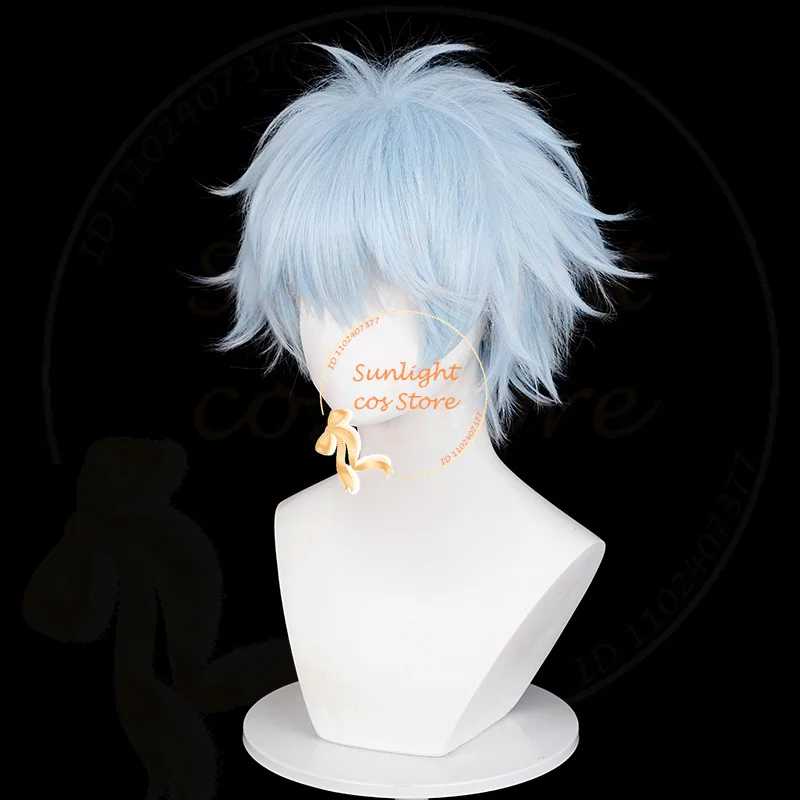 Anime Male Blue Wig blue spiky hair wig sold on Temu Philippines