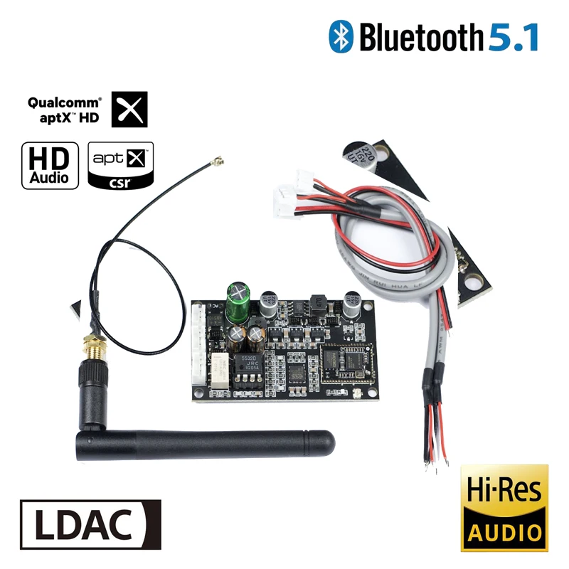 LUSYA-QCC5125-ES9038Q2M-LDAC-5-1-Lossless-HiFi-Bluetooth-Audio-Receiver-QCC3034-ES9018K2M ...