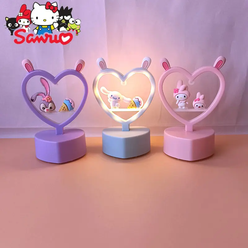 Lovely Sanrio Night Light Melody Kuromi Hello Kitty Cinnamoroll ...