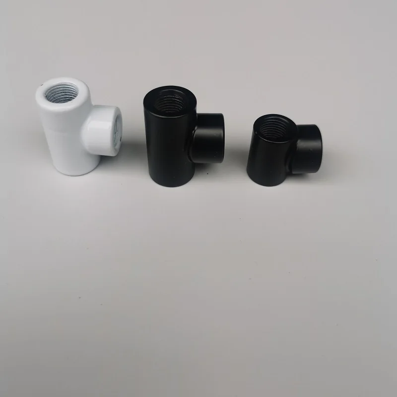 3-Way Metal TEE M10 Tee Coupling Duplex Fitting for Lighting Lamps 3 ...