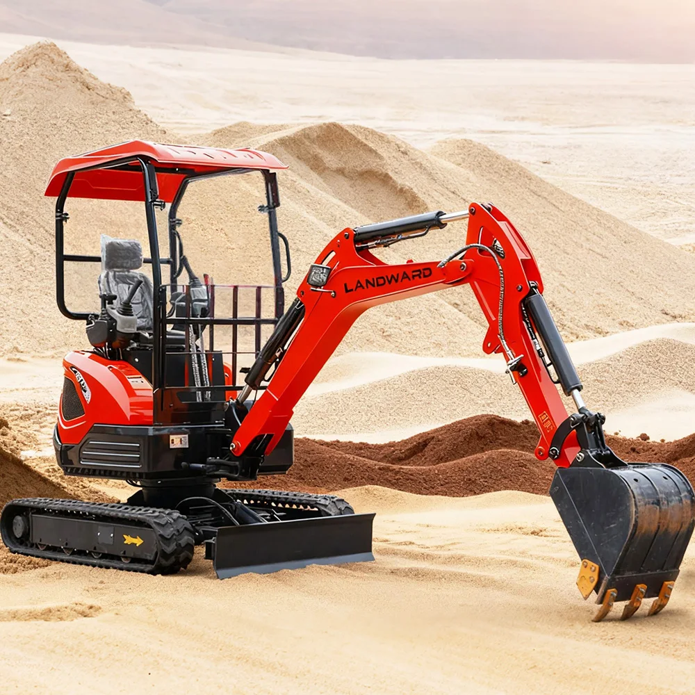 Euro 5 EPA Kubota Engine Mini Excavator 2.5Ton Crawler Compact Digger ...