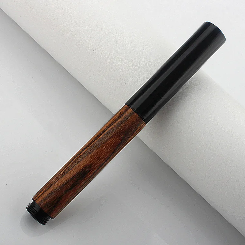 Mini-Wooden-Fountain-Pen-High-Quality-Fine-0-5mm-Nib-4-Colors-Wood-Ink ...