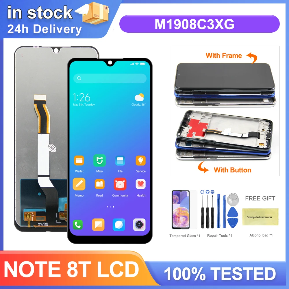 LCD-Display-Digital-Touch-Screen-Com-Moldura-Substitui-o-Da-Tela-Xiaomi ...