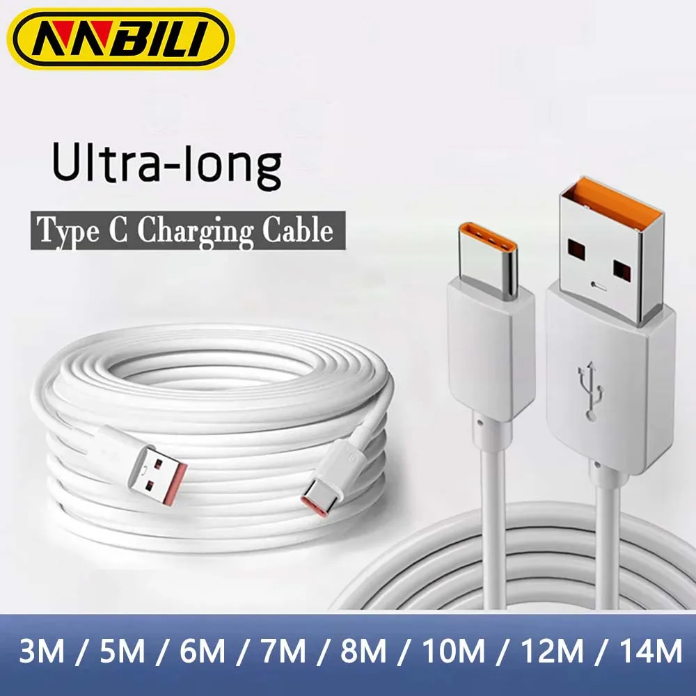 NNBILI-3m-5m-10m-14-Extra-Long-Type-C-Fast-Charging-Cable-for-Samsung ...