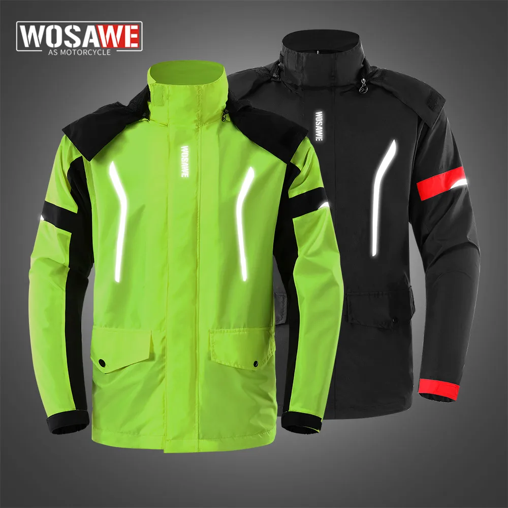 WOSAWE-Motorcycle-Raincoat-Men-Women-Rainstorm-Protection-Motocross ...
