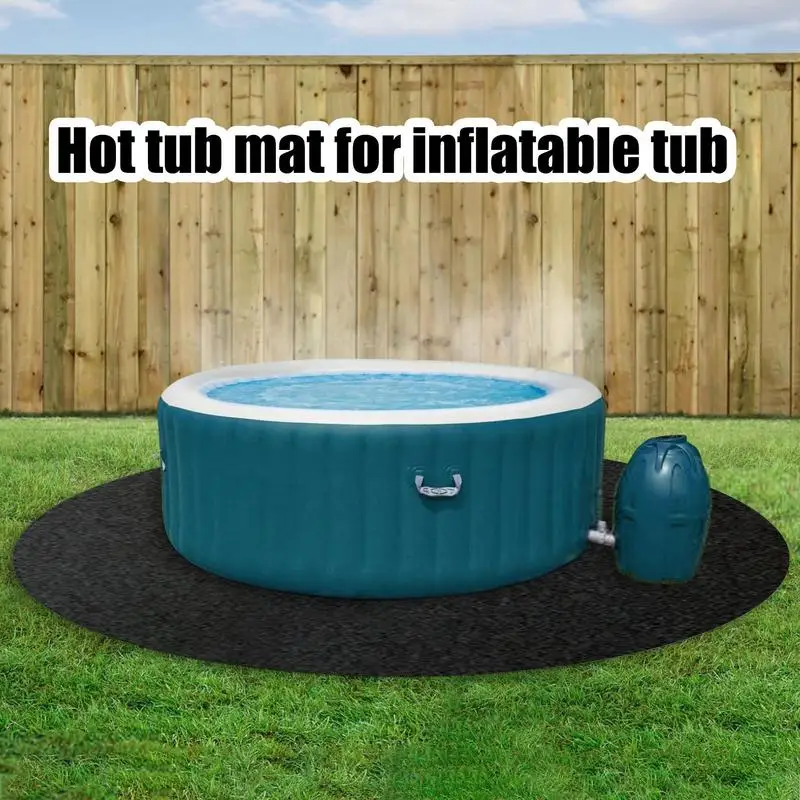 Hot-Tub-Mat-For-Inflatable-Tub-145-Inches-Extra-Large-Spa-Pool-Flooring ...
