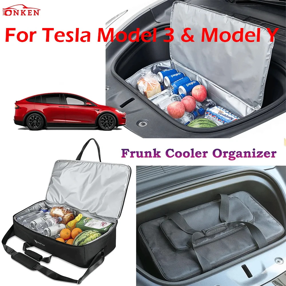 For-Tesla-Model-3-Model-Y-Model-X-2016-2023-Frunk-Cooler-Organizer ...