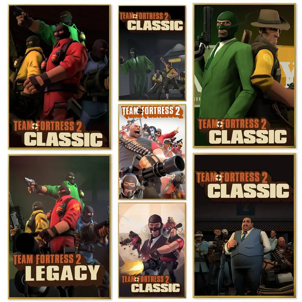 GameT-Team fortress 2 Poster Paper Print Home Living Room Bedroom ...
