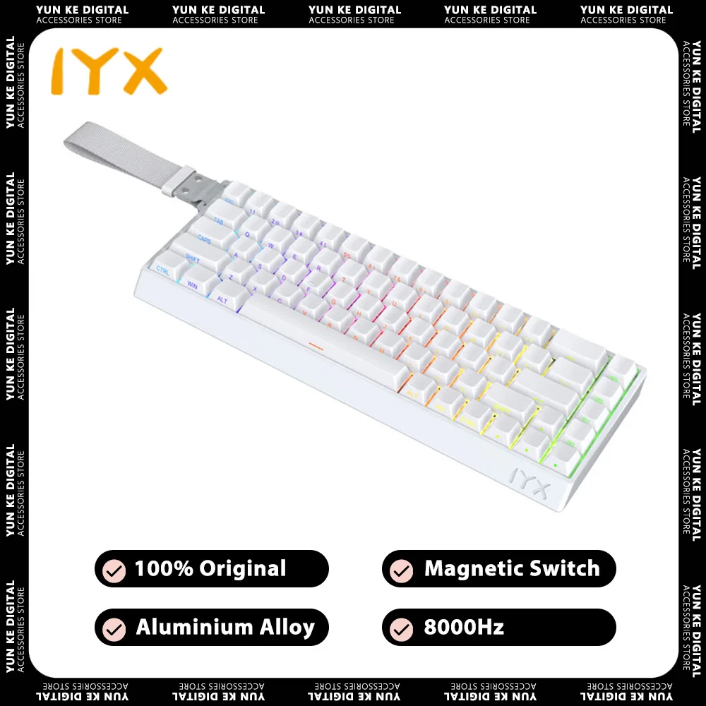 IYX-Mu68-Pro-Magnetic-Switch-Mechanical-Keyboard-Aluminium-Alloy-8000Hz ...