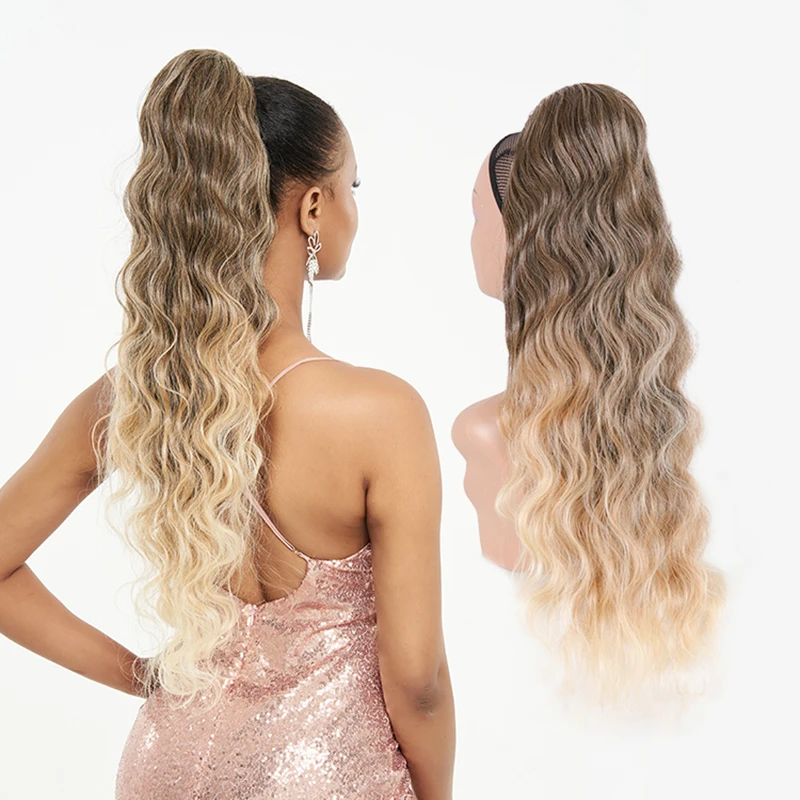 JULIANNA-Synthetic-Ponytail-Extensions-for-Women-Long-Wavy-Fluffy ...