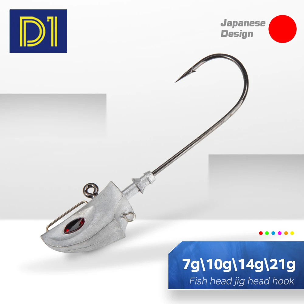 D1-Crank-Jig-Head-Ganchos-cabe-a-de-peixe-gancho-com-farpas-Soft-Worm ...