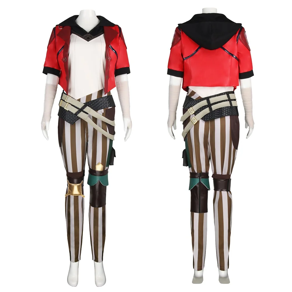 Disfraz de The Piltover Enforcer para mujer, conjunto completo de ...