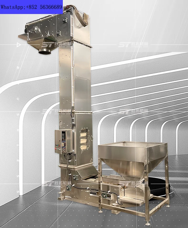 Z-type-hopper-elevator-grain-particles-food-continuous-automatic ...