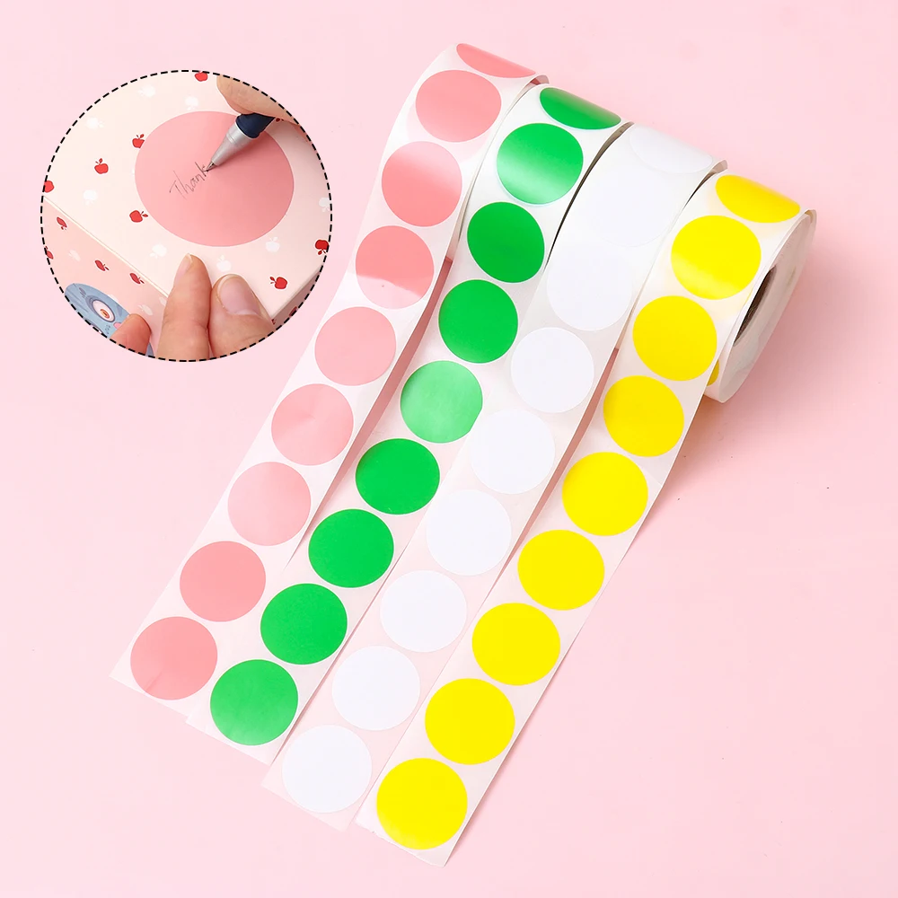 30-50mm-Circle-Thermal-Sticker-Self-Adhesive-Direct-Thermal-Label ...