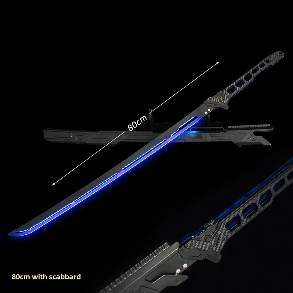 Cyberpunk With Sheath 80cm/31.5in Samurai Sword Lightsaber Game ...