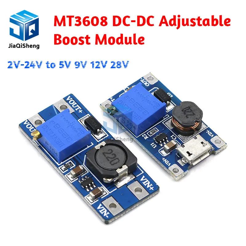 MT3608-DC-DC-Adjustable-Boost-Module-2A-Boost-Plate-Step-Up-Module-with ...