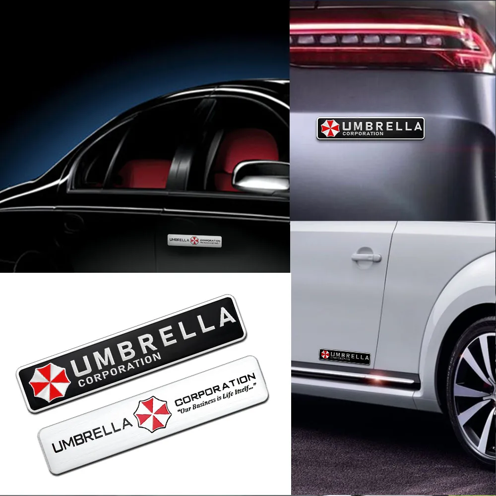 3D-Car-Styling-Metal-Aluminum-Umbrella-Corporation-Emblem-Car-Body ...