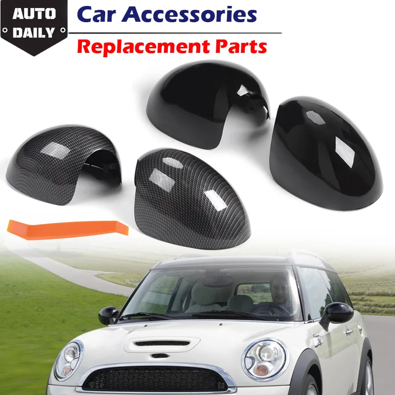 Car-Side-Rearview-Mirror-Cover-Trim-Manual-Fold-Mirror-Cap-Fit-For-BMW ...