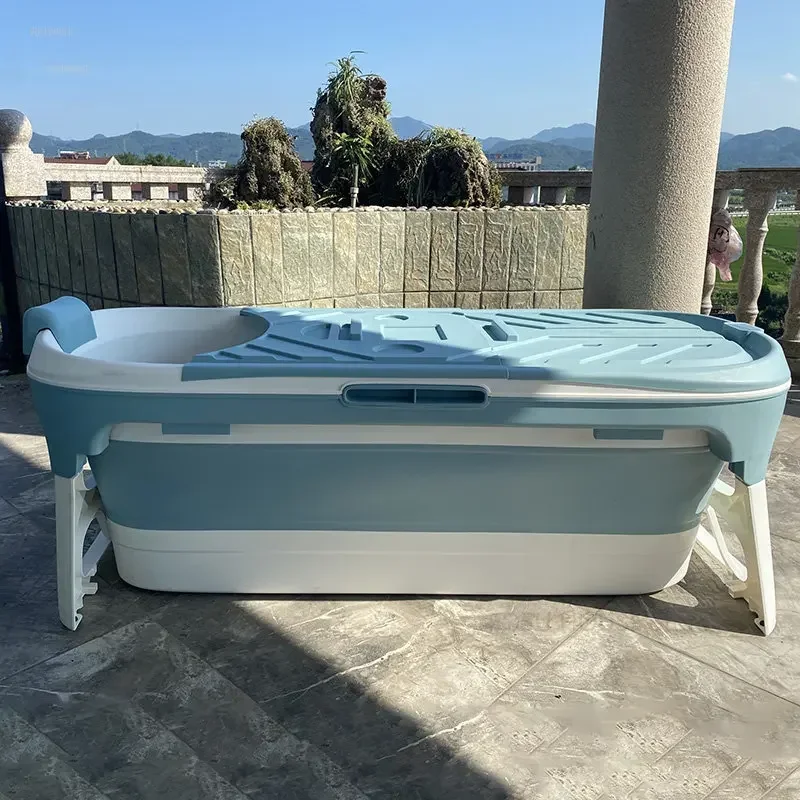 Household Adult Full Body Portable Bathtubs Folding Bathtub Bathroom ...