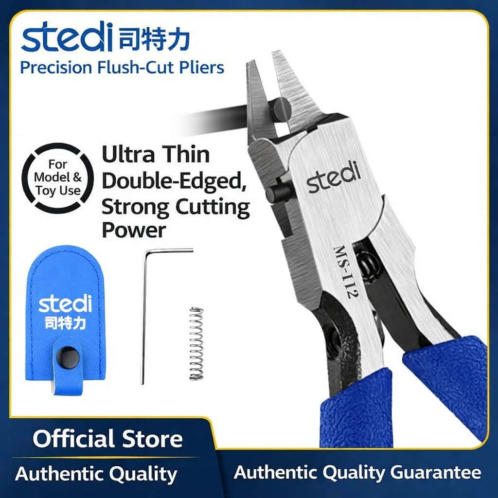 Stedi MS-112 Double Edge Scissors Pliers Plastic Model Parts Cutting ...