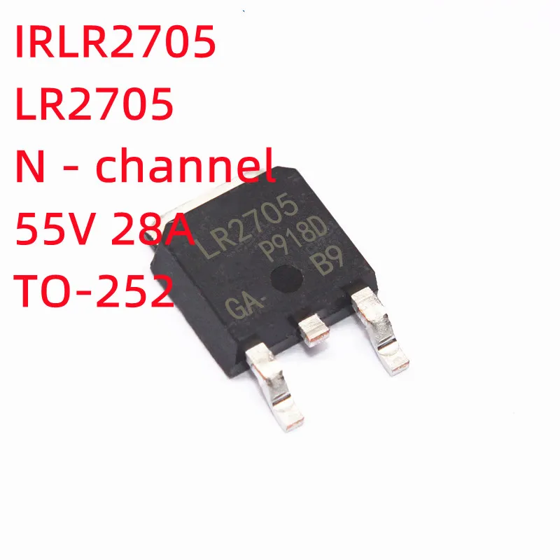 10PCS-100-New-original-IRLR2705-LR2705-N-CH-MOS-tube-field-effect-tube ...