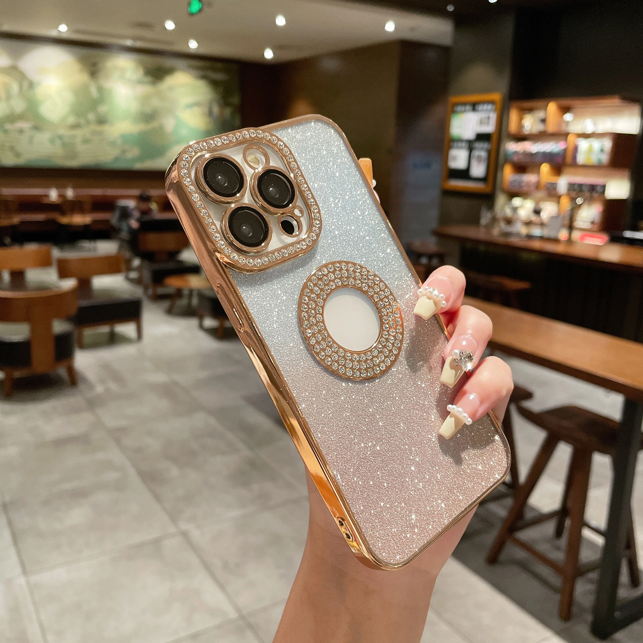 Luxury-Gold-Glitter-Diamond-phone-case-ForiPhone-15-14-13-12-11-Pro-Max ...